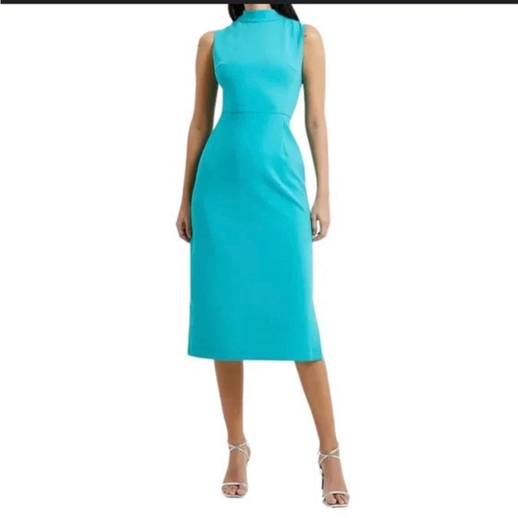 French Connection | Dresses | French Connection Turquoise Midi Dress ...